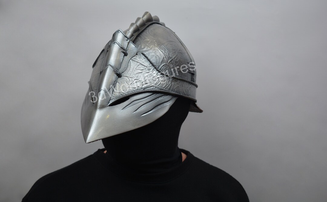 Tarnished Helmet Medieval Face Mask Helmet Knight Prop Helmet Armor ...