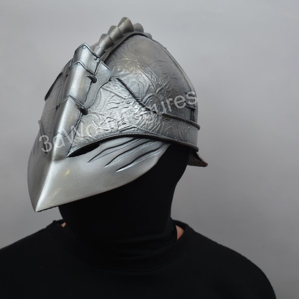 Medieval Knight Helmet Mask - Etsy