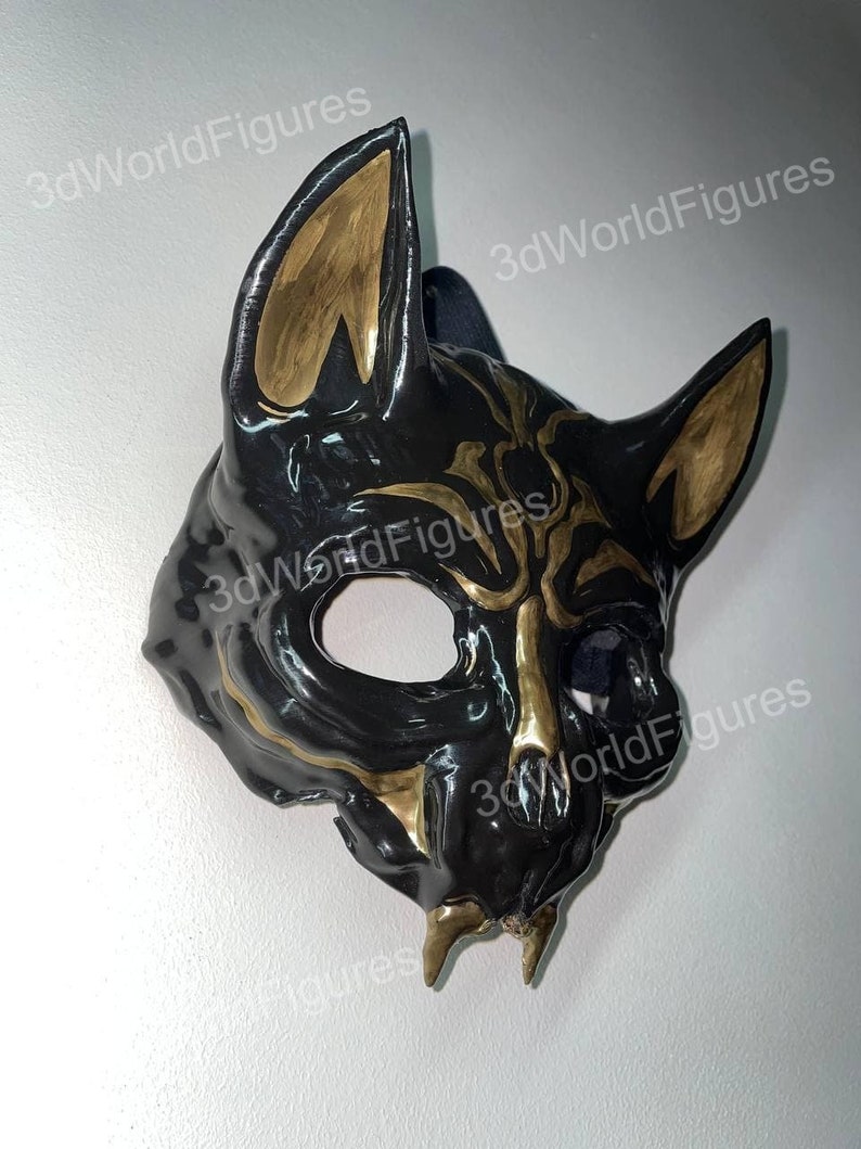 Cat Mask Animal Mask Cosplay Mask Mask 3d Skeletor Egyptian | Etsy