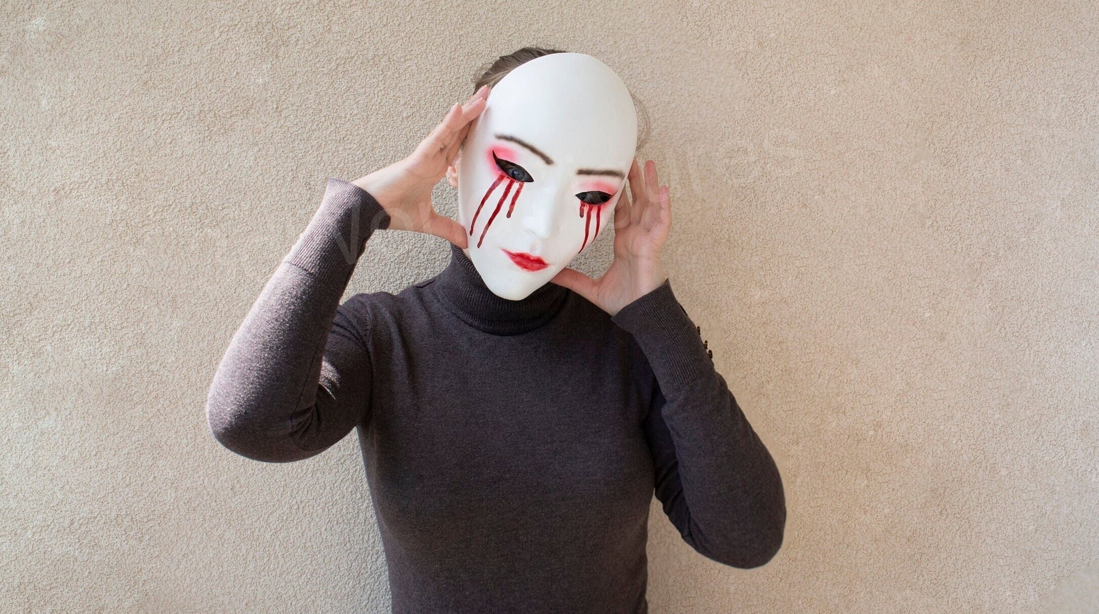 Full Masks Chinese Mask Bloody Mask Samurai Mask White Mask Masquerade ...