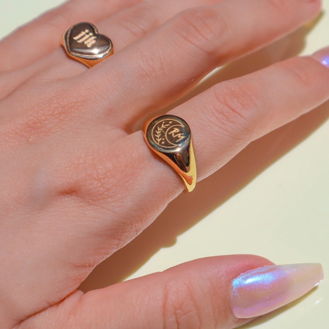 RM Yoongi Taehyung Jungkook Bias Engraved Rings - Etsy Australia