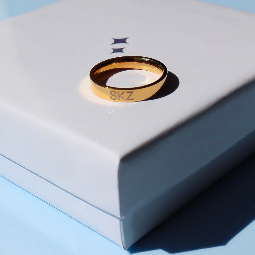 SKZ Custom Engraved Ring - Etsy