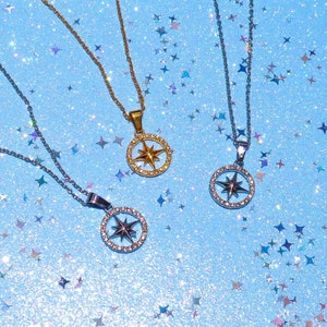 SKZ Compass Necklace - Etsy