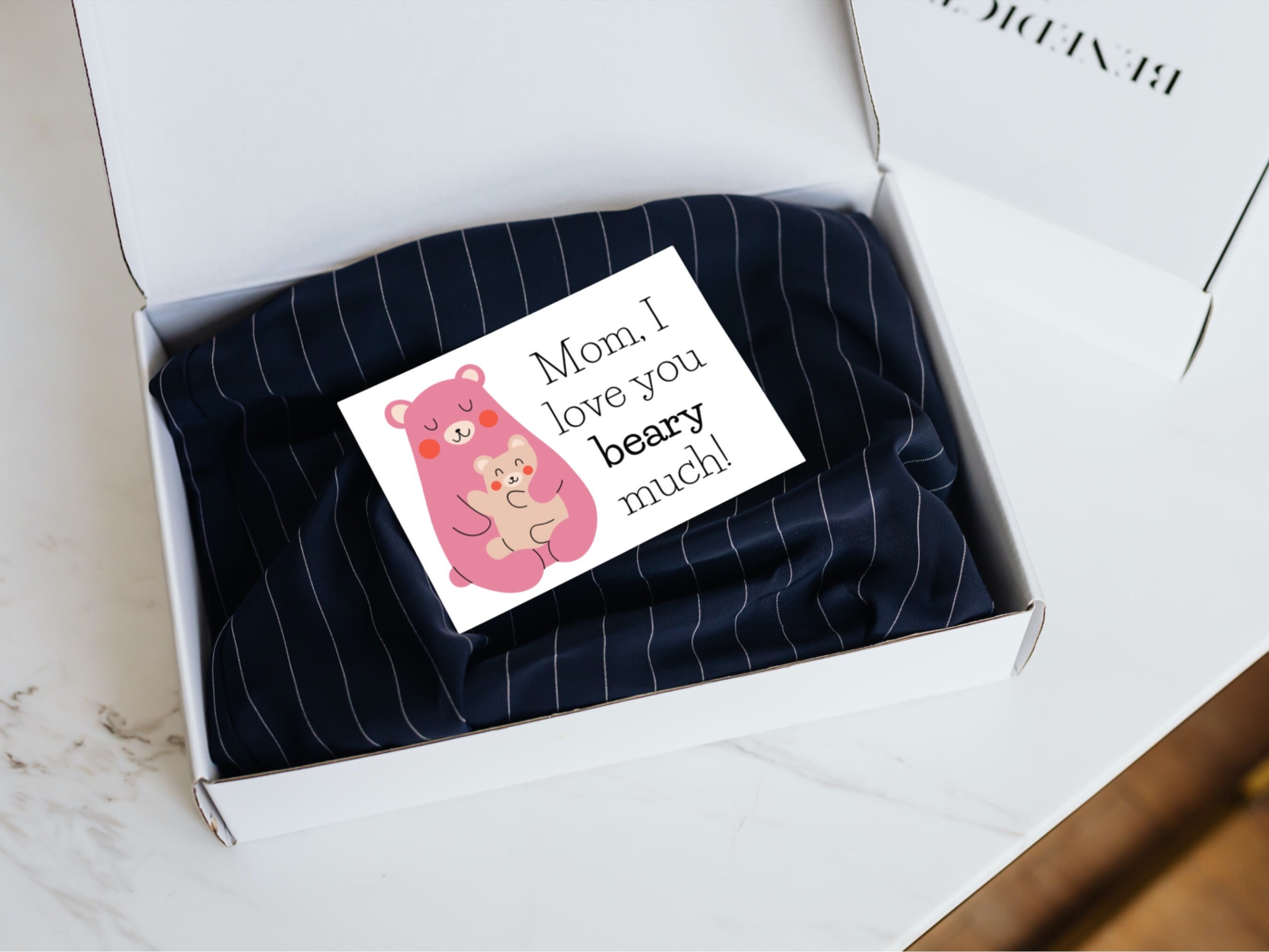 Printable Mothers Day Card Funny Cute Bear Animal Cartoon Pun Birthday ...