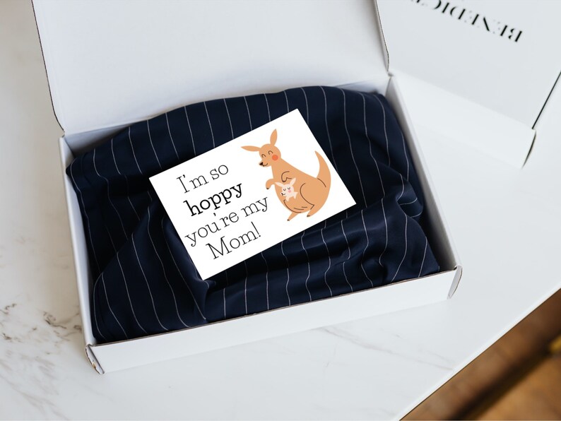 From Child to Mom Printable Mother’s Day Card | Funny Cute Kangaroo ...