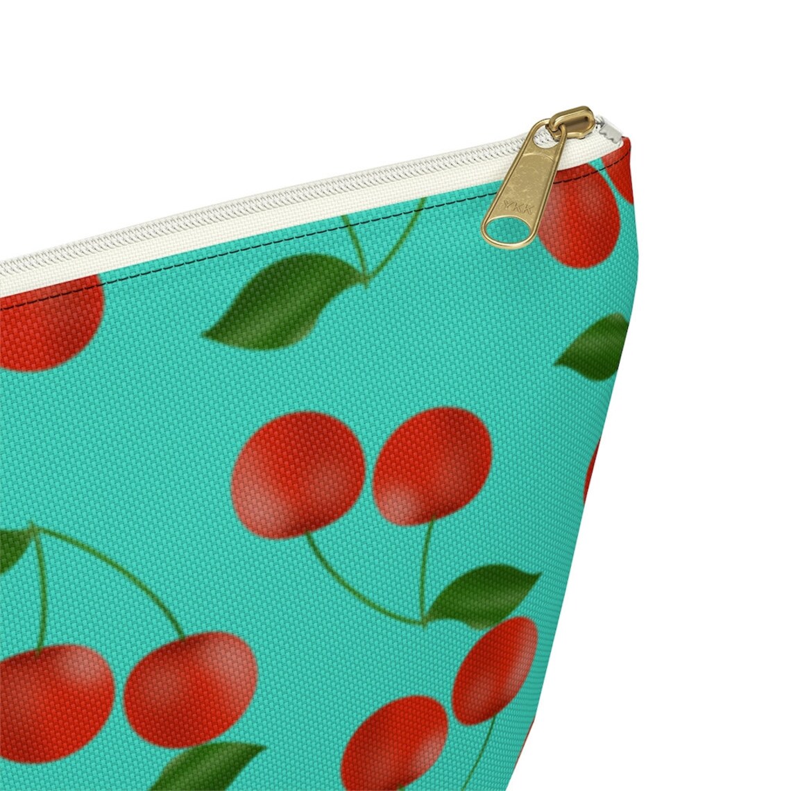 Vintage Style Retro Cherry Pattern Accessory Pouch Cosmetic - Etsy