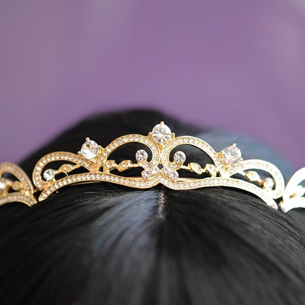 Gold Wedding Tiara - Etsy
