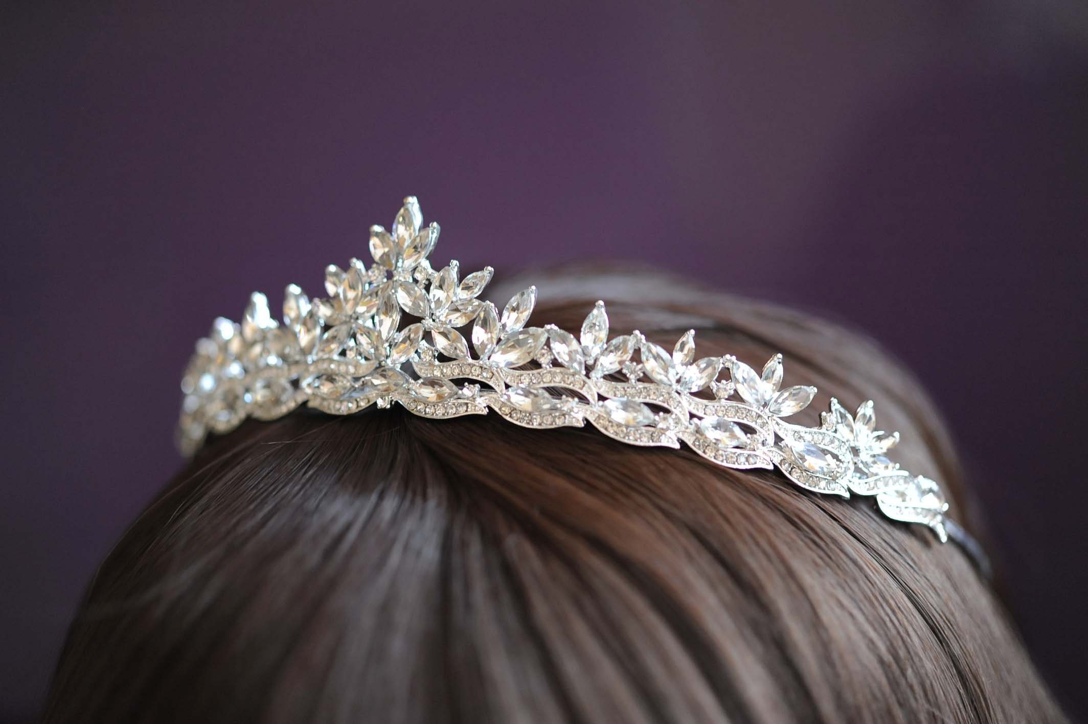 Bridal Tiara Set for Bride Wedding Jewelry Necklace and | Etsy