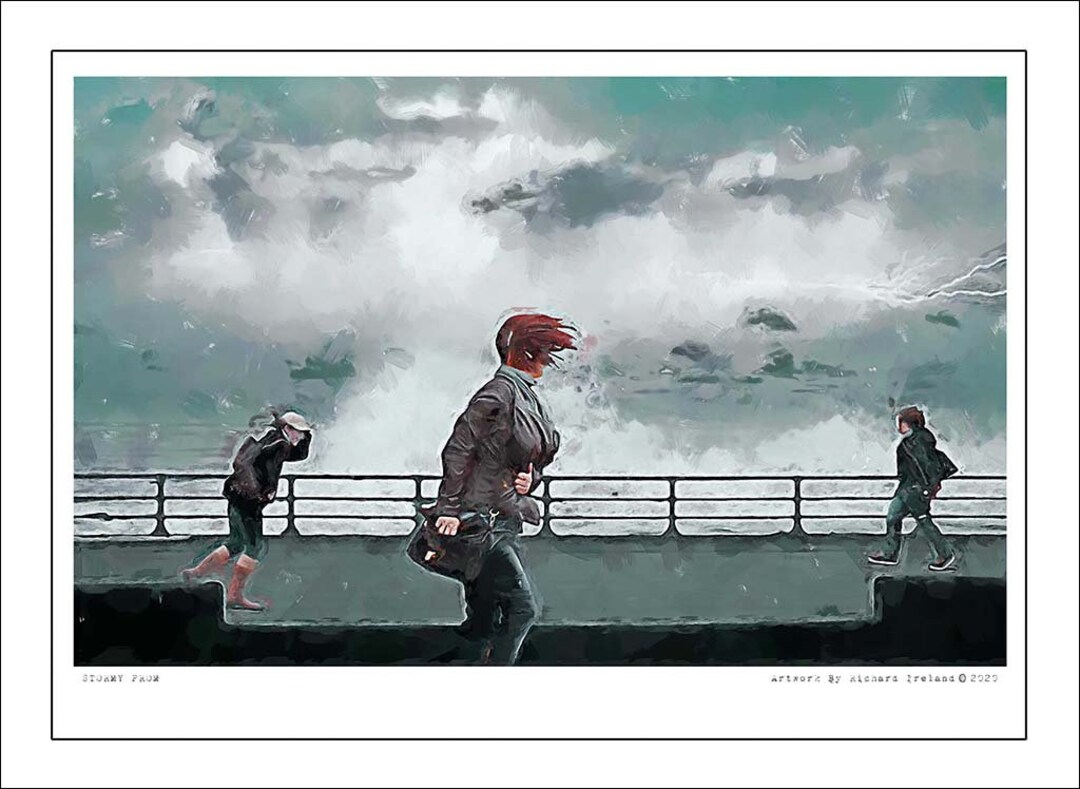 STORMY PROM A3 Limited Edition Art Print Signed by the Artist - Etsy