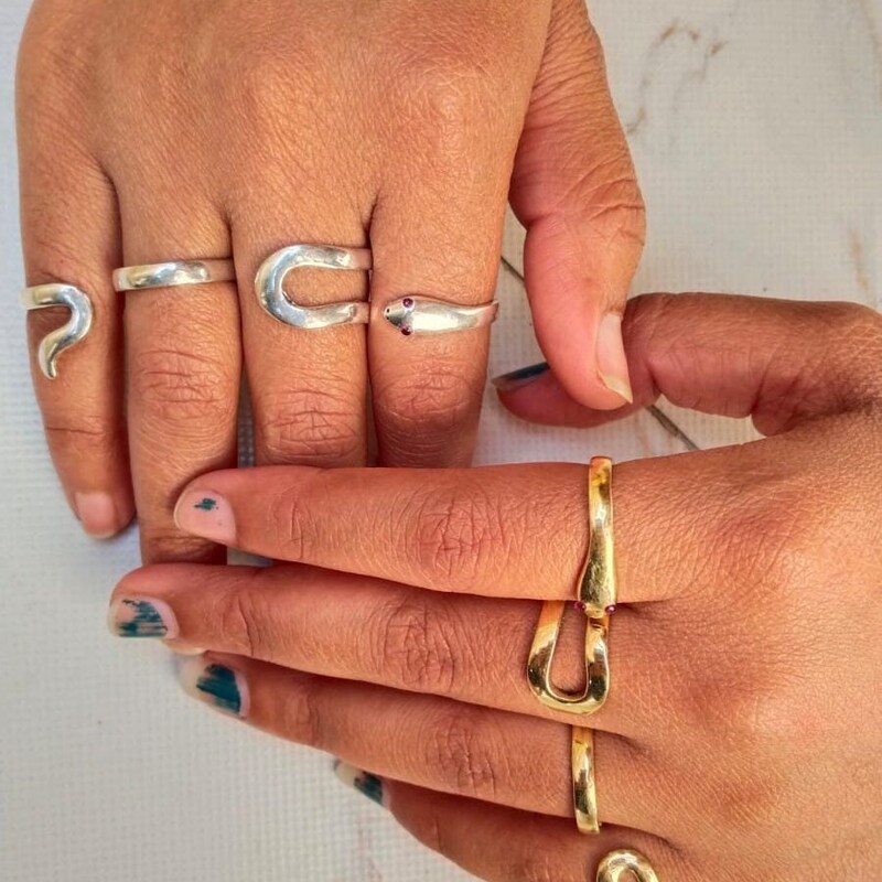 Four Finger Ring - Etsy