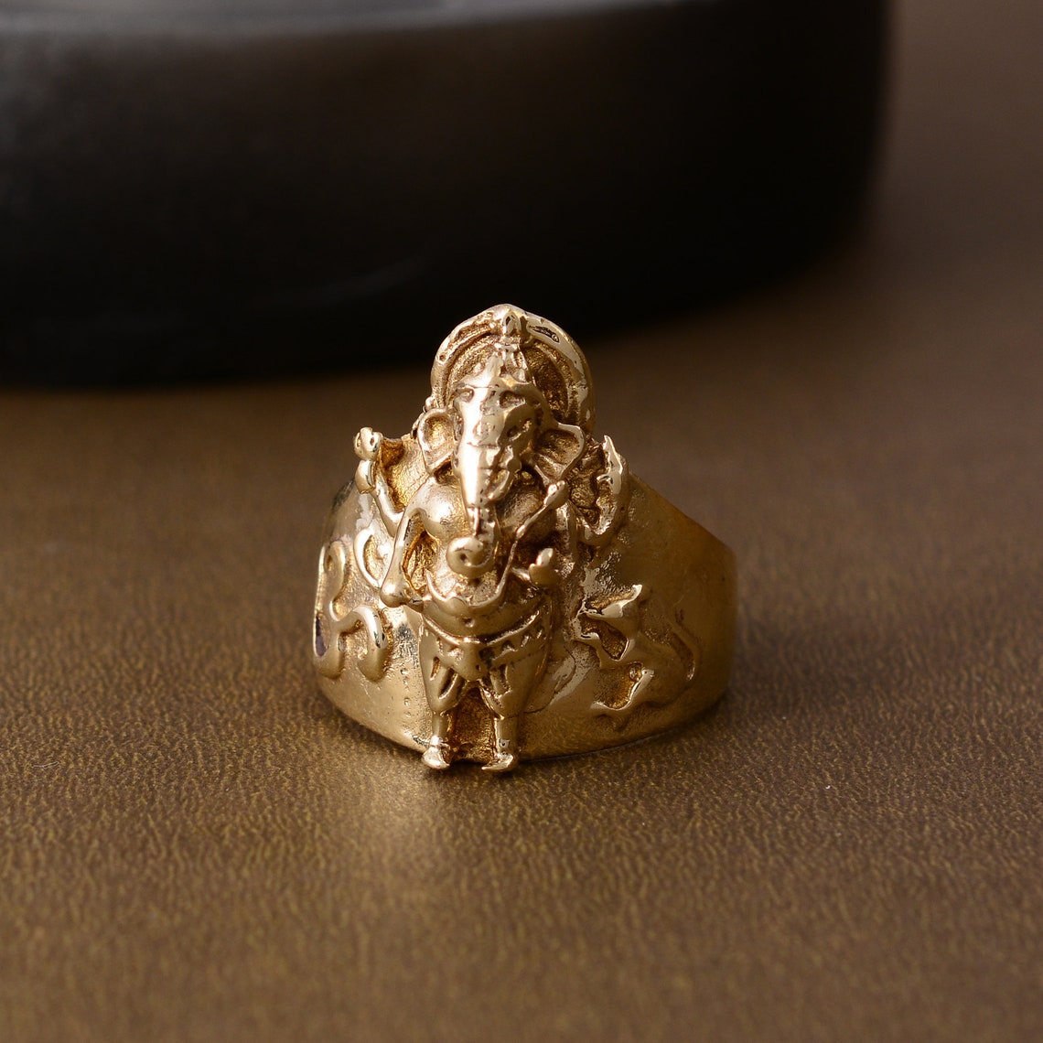 Lord Ganesh Ring Shiv's Son Ring Brass Ring Religious - Etsy