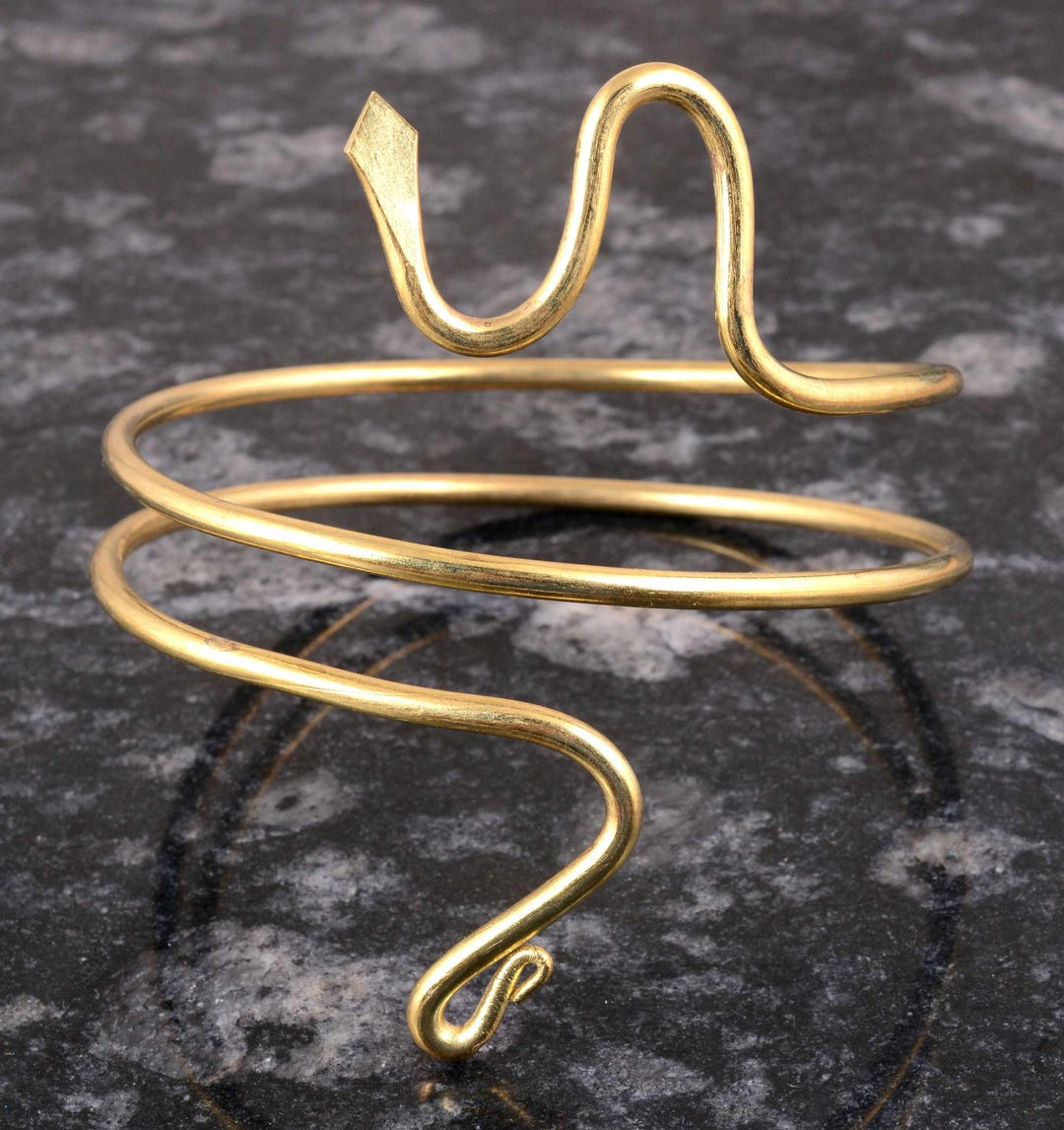 Vintage Snake Arm Cuff: Serpent Upper Arm Bracelet - Etsy