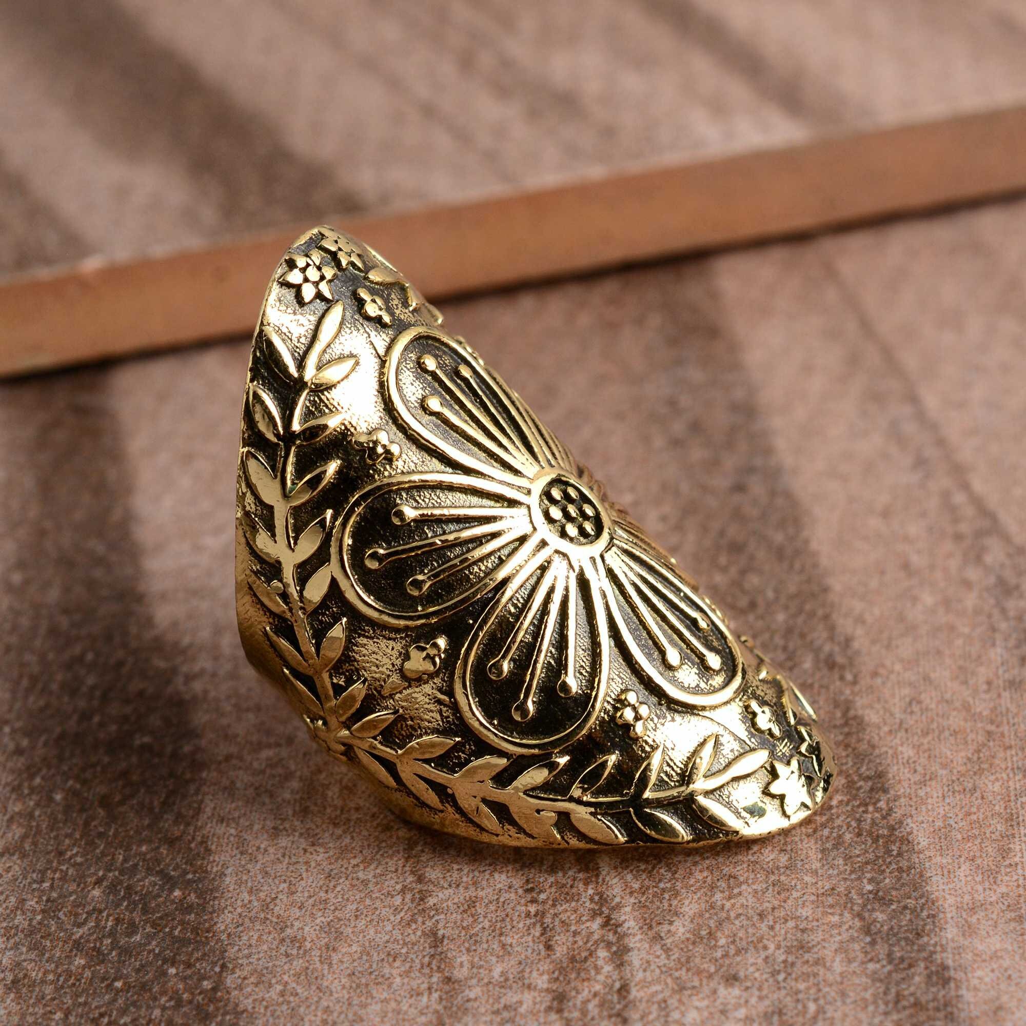 Mandala Ring Boho Ring Sacred Geometry Ring Meditation - Etsy