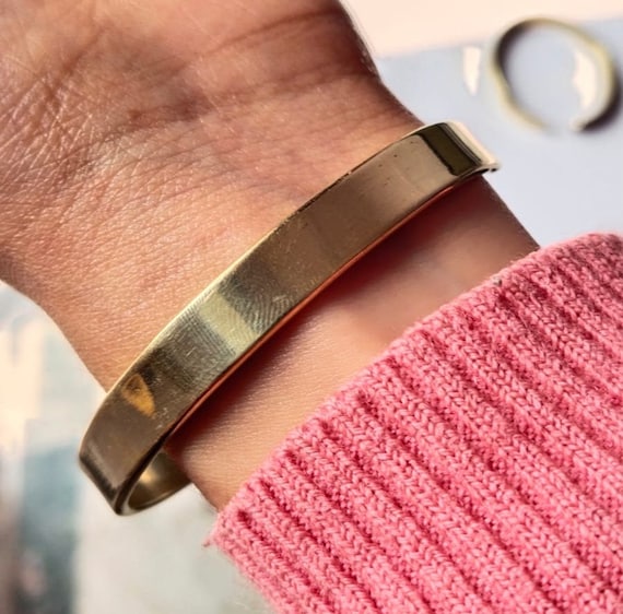 Etsy gold cuff bracelet store