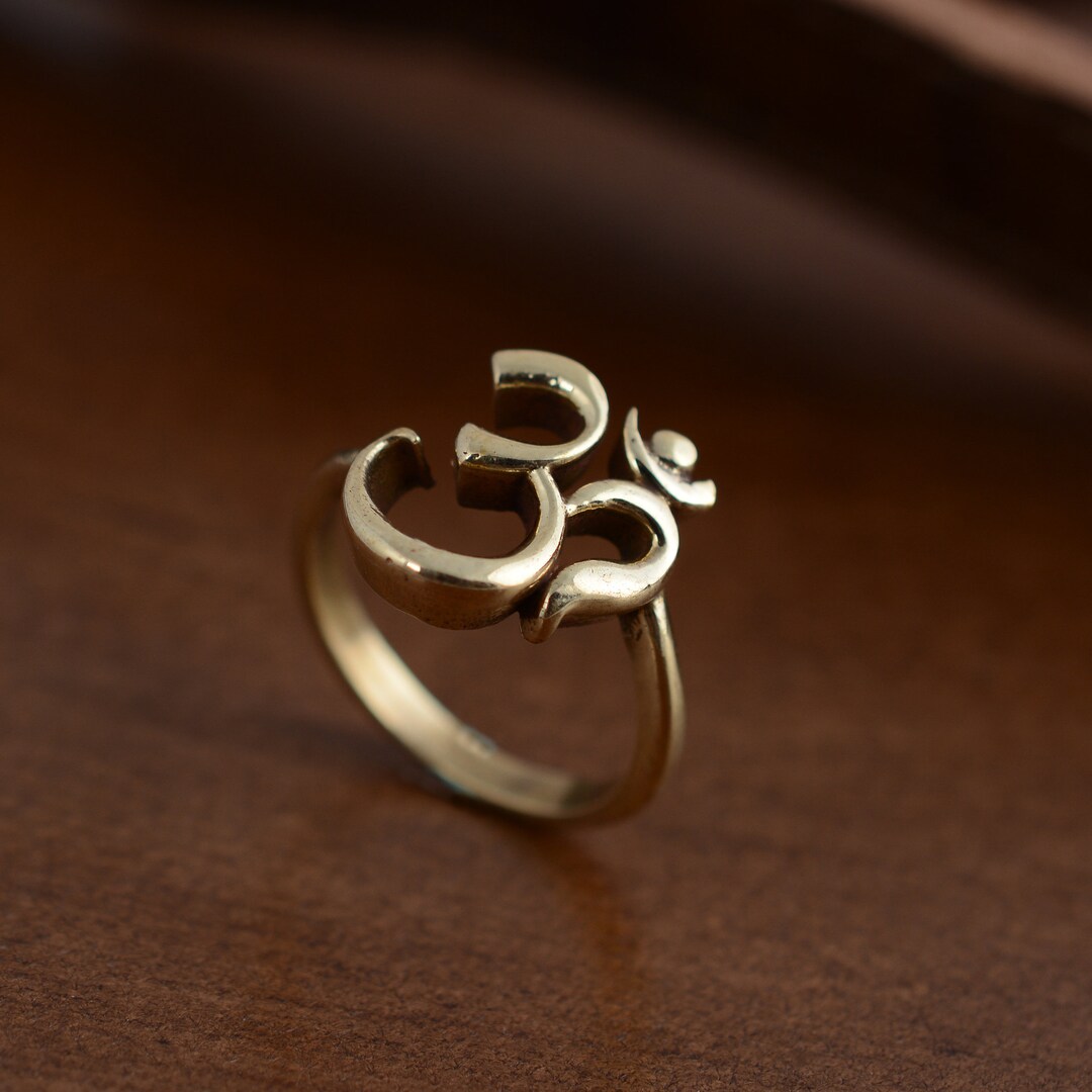 Om Ring, Ohm Ring, Meditation Ring, Yoga Ring, Religious Ring, Father ...