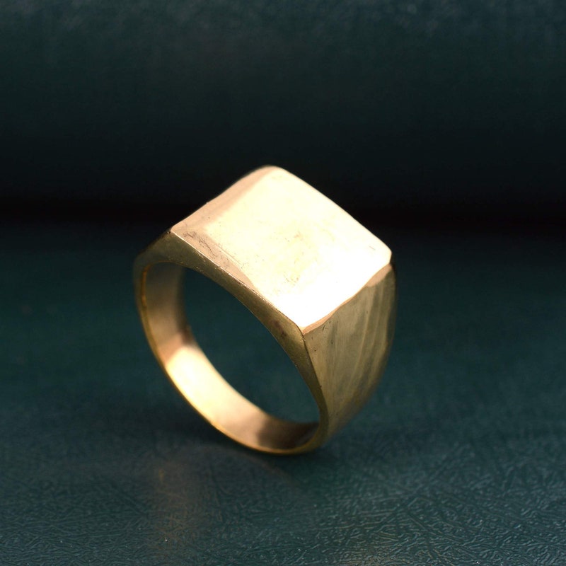 Mens Signet Ring - Etsy