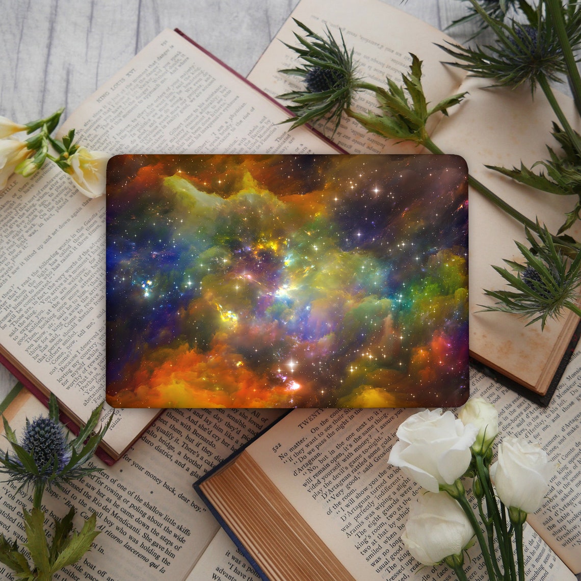 New Space Laptop Decal Skin Galaxy Vinyl Decal Sticker Dell - Etsy