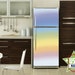 Rainbow Refrigerator Door Sticker, Fridge Shroud & Stick Sticker, Shell ...