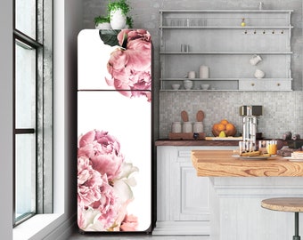Flower Decal Fridge Floral Wall Fridge Stickers Peel & Stick - Etsy