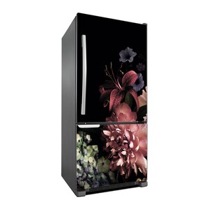 Dark Flower Decal Fridge,roses Floral Wall Fridge Stickers, Peel ...