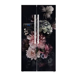 Flower Composition Decal Fridge, Floral Wall Fridge Stickers, Peel ...