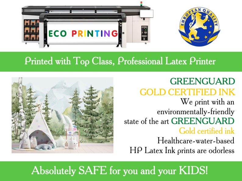 Woodland Theme Neutral Forest Wallpaper Boy Girl Room, Ombre Mountain ...