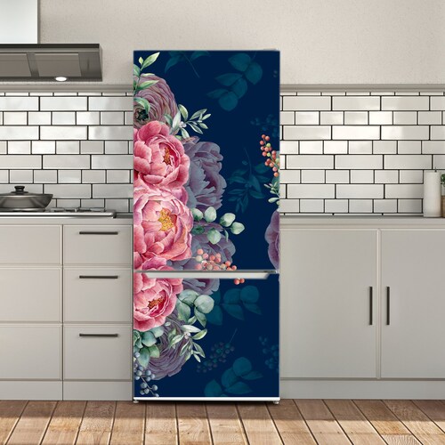 Sakura Flower Decal Fridge Floral Wall Fridge Stickers Peel - Etsy