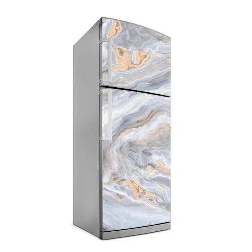Multicolored Marble Decal Not Metallic Fridge Cover Wall - Etsy