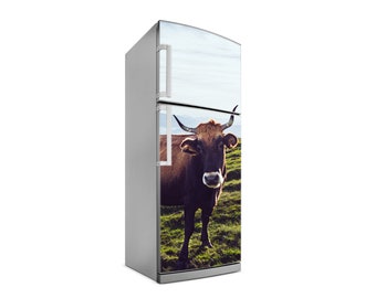 Cow Fridge Decal - Etsy