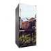 Cow Decal Fridge Wall Fridge Stickers Peel Stick, Self Adhesive Sticker ...