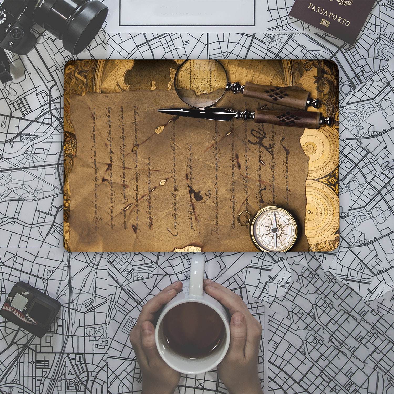 Old Paper Letter Laptop Skin Vinyl Decal Sticker Notebook - Etsy