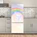 Unicorn Decal Fridge Wall Fridge Stickers Peel Stick, Self Adhesive ...