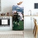 Cow Decal Fridge Wall Fridge Stickers Peel Stick, Self Adhesive Sticker ...