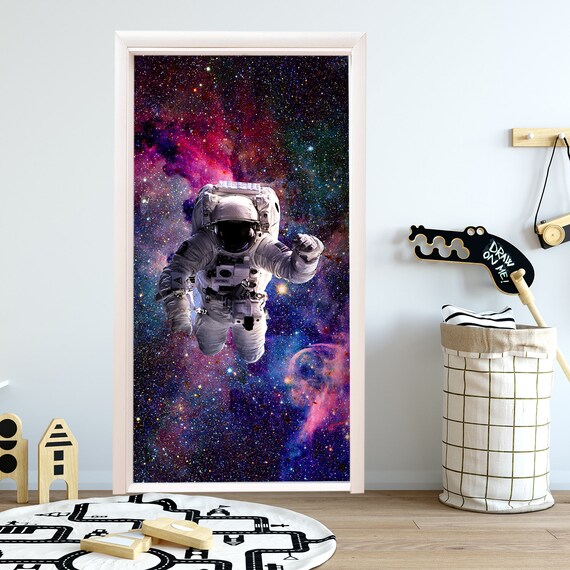 Spaceman Vinyl Sticker for Nursery Boy Astronaut Universe - Etsy