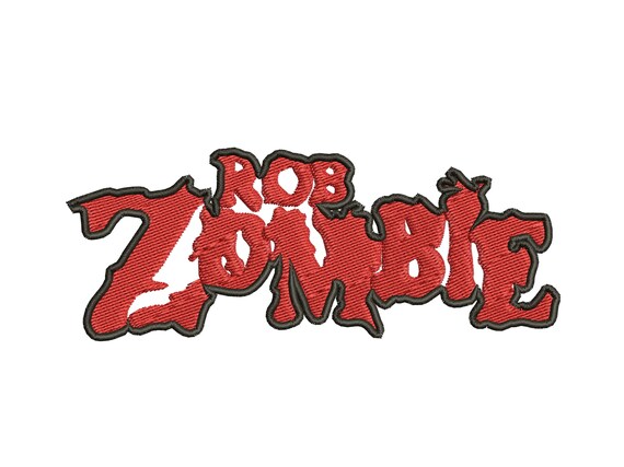 Rob Zombie Logo Patch Embroidery Design 2 Designs Metal Band | Etsy