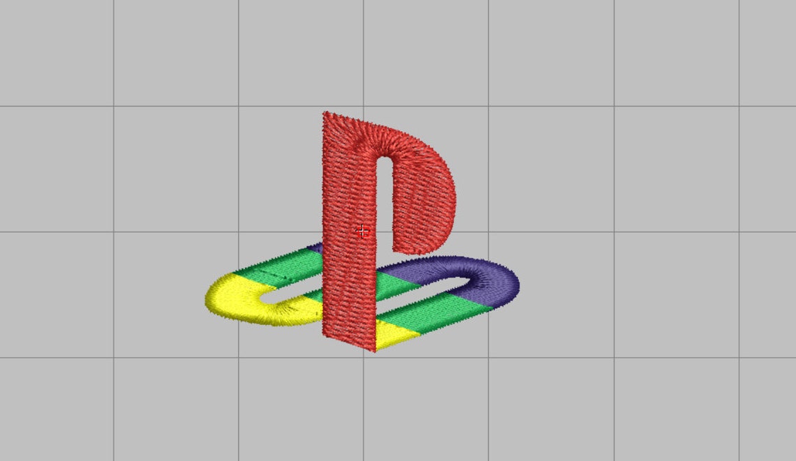 Sony Playstation Classic Logo Embroidery Design in 4 Colours - Etsy ...
