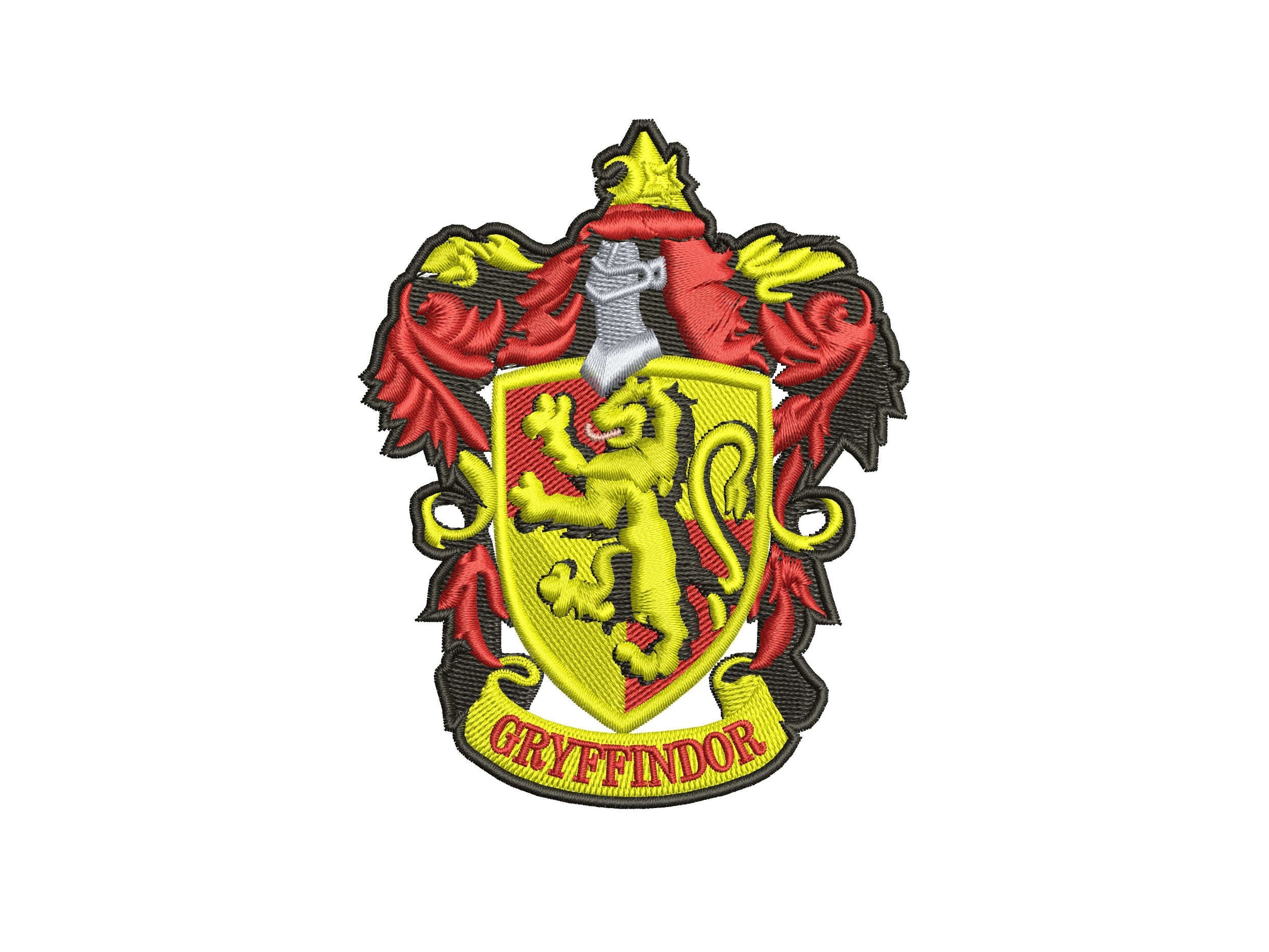Gryffindor Crest Logo Embroidery Design Harry Potter | Etsy