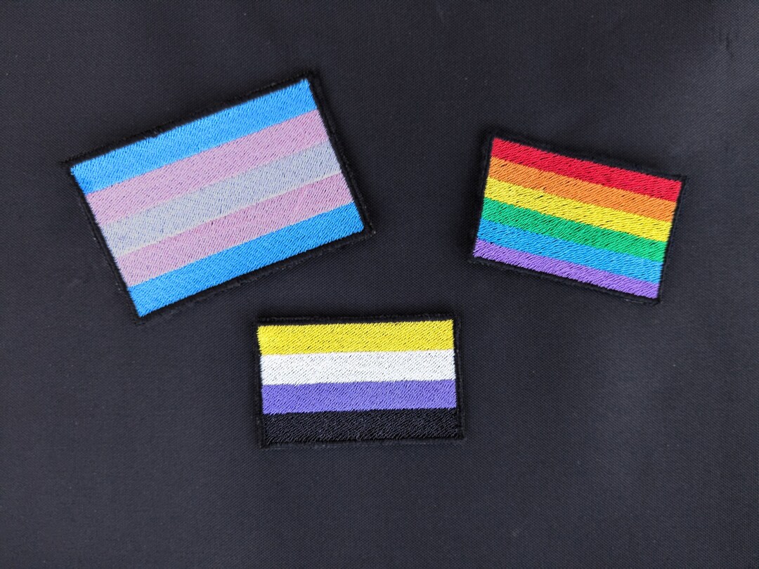 Pride Flag Patch Transgender Flag Rainbow Flag Nonbinary - Etsy