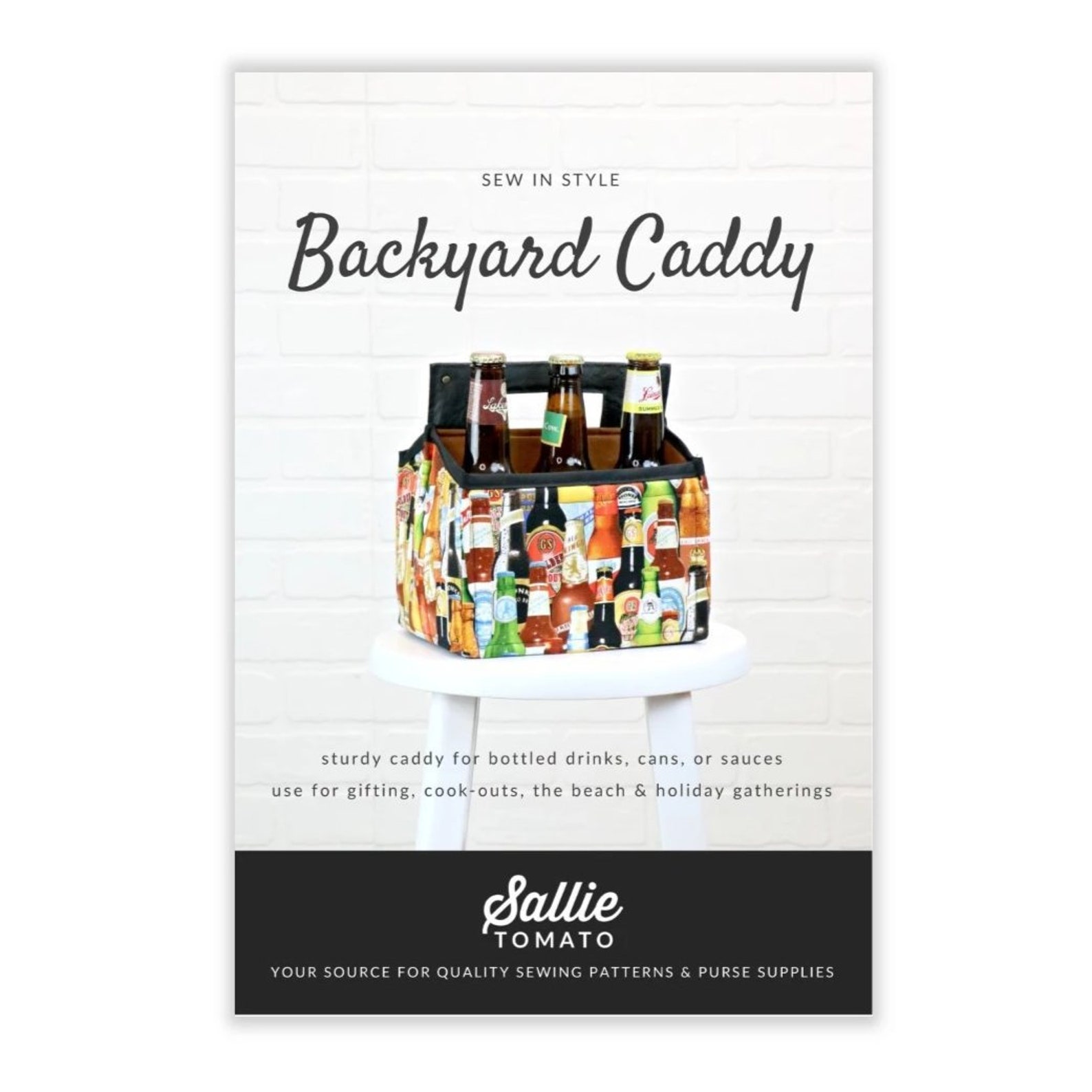 Backyard Caddy Paper Pattern - Etsy
