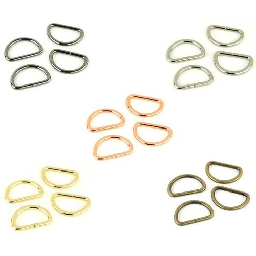 1 Triangle D-rings 4-pc Set in Silver or Antique Brass - Etsy