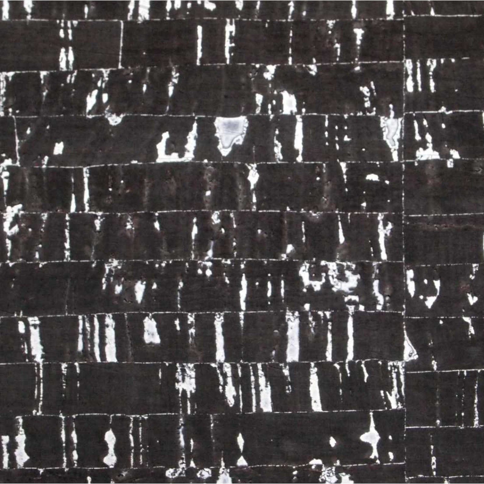 Rustic Natural Black Silver Flecked Cork Fabric by the Inch - Etsy