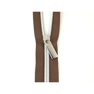 Brown #5 Nylon Coil Zippers: 3 Yards With 9 Pulls - Etsy