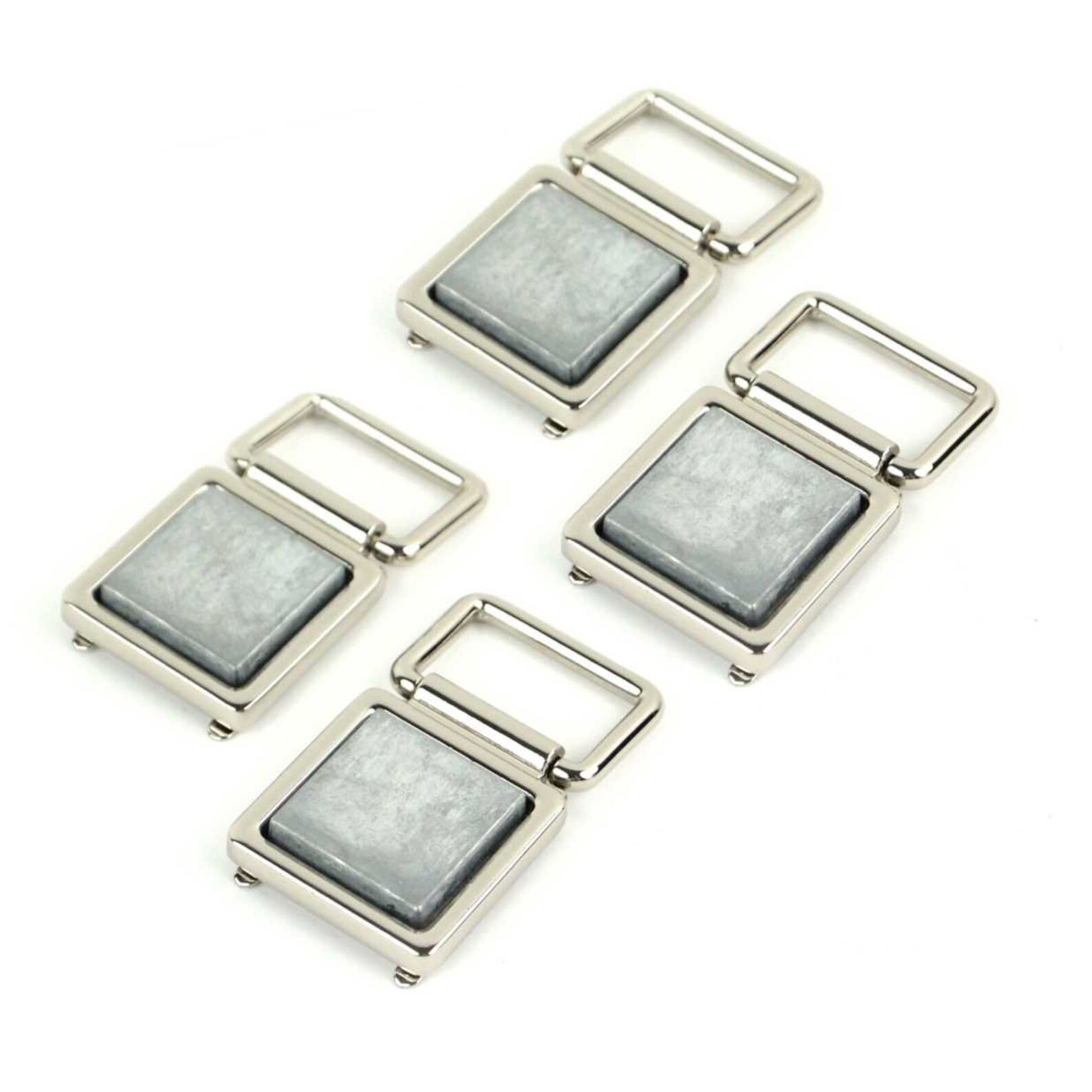 Four Fabric Covered Strap Connectors - Etsy