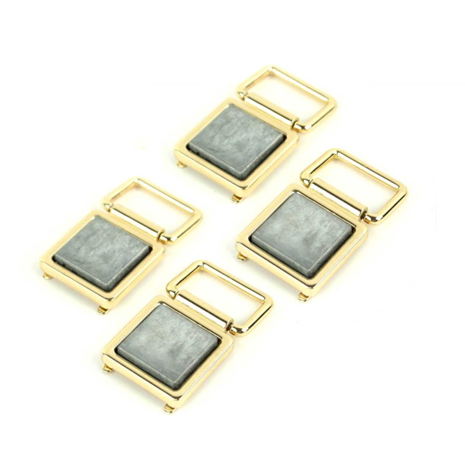 Four Fabric Covered Strap Connectors - Etsy