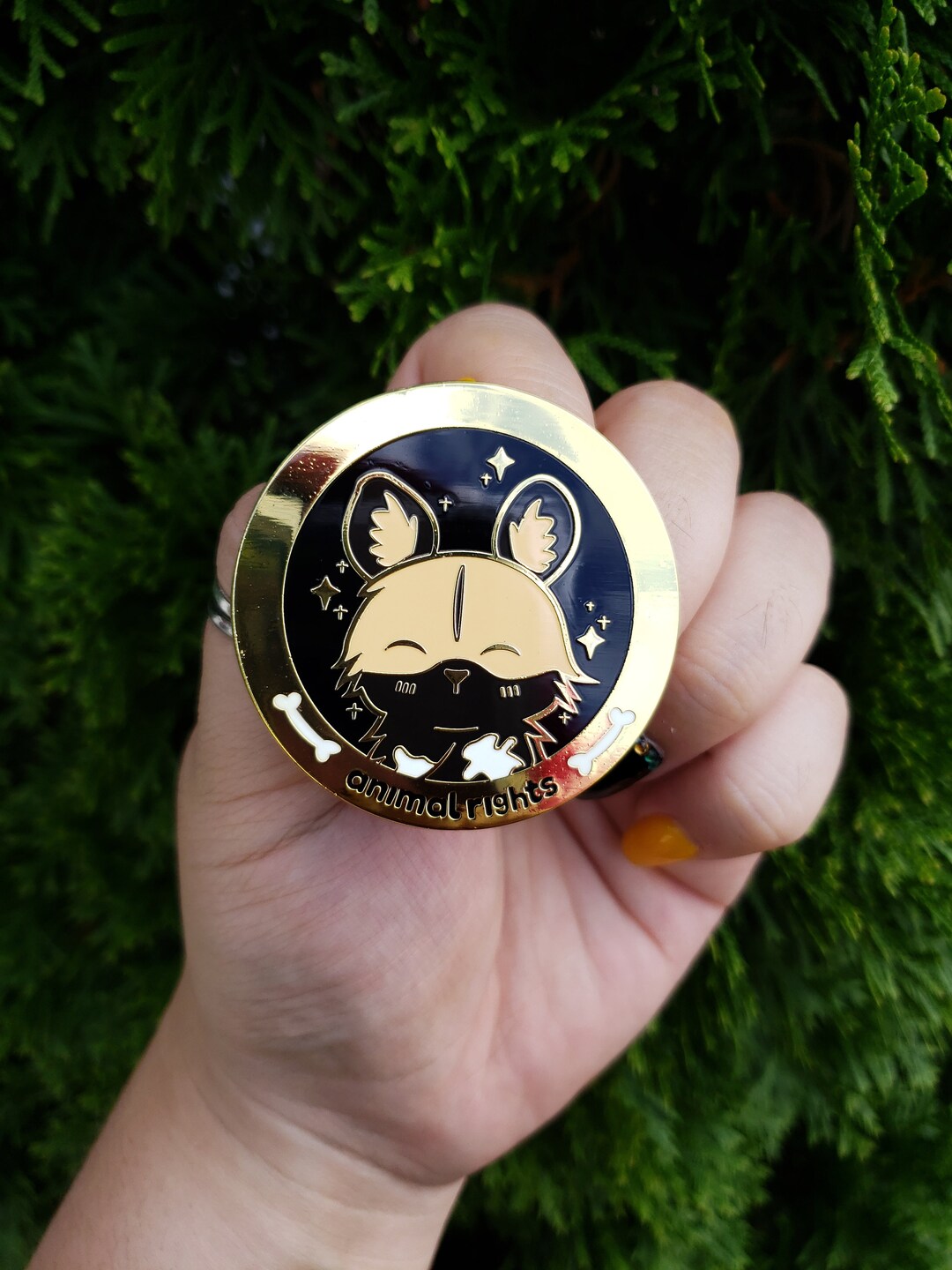 Endangered Animals: Africa Enamel Pin Series- Painted Dog/ Animal ...