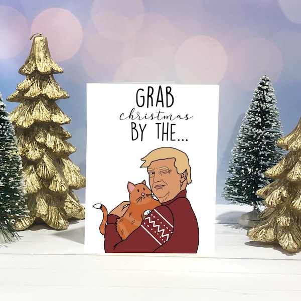 Trump Christmas Card - Etsy