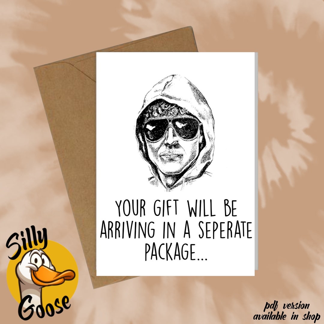 Unabomber Ted Kaczynski True Crime Greeting Birthday Card Gift Murder ...