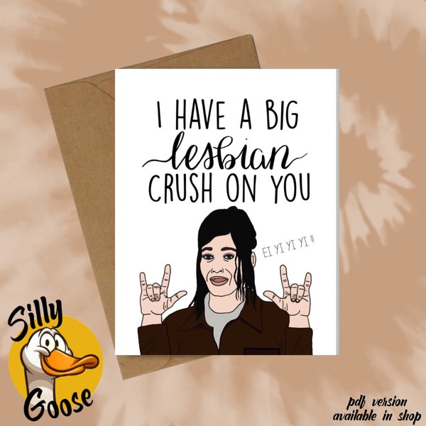 Rude Valentines Card Lesbian Etsy Uk