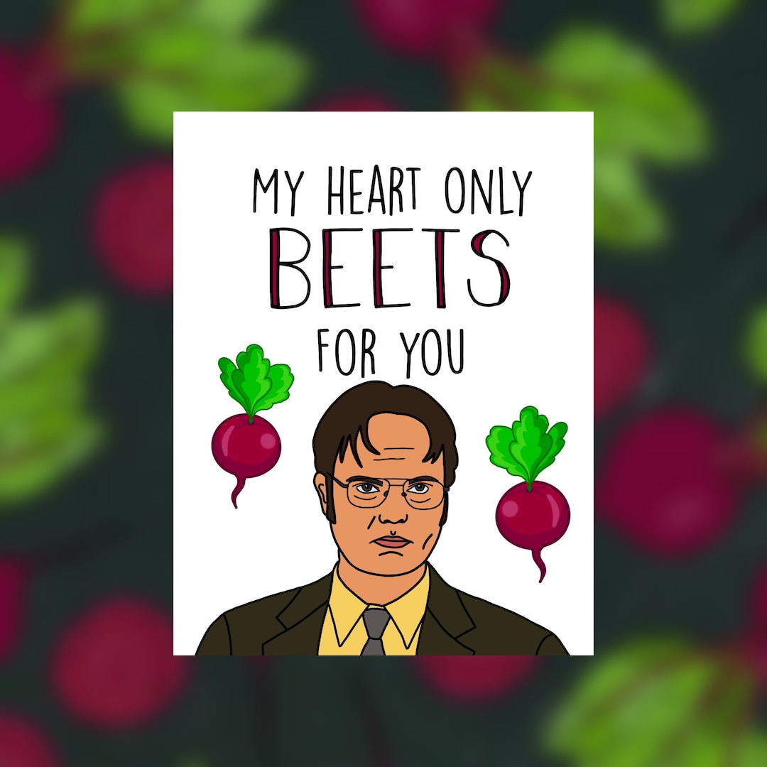 PDF Dwight Schrute the Office Beet Farms Funny Card - Etsy