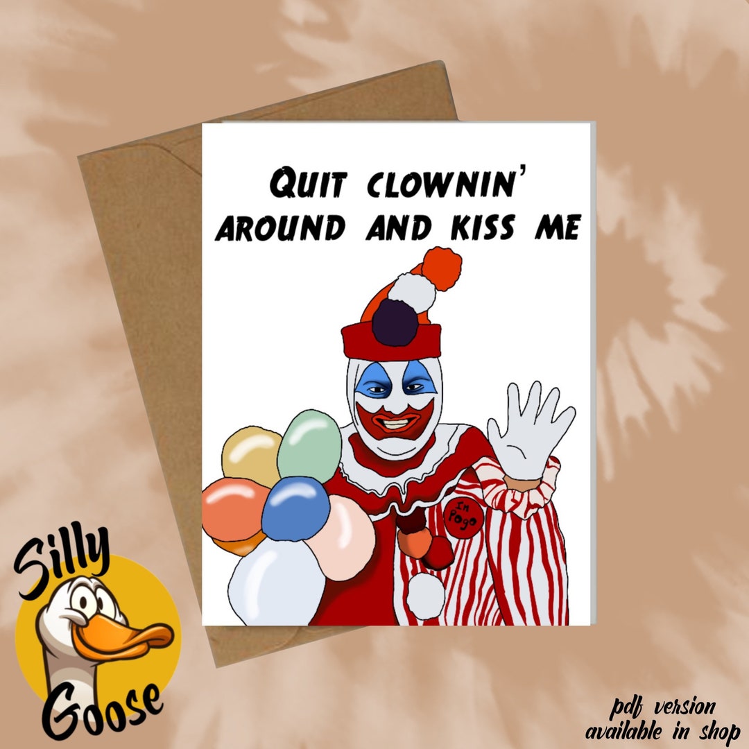 John Wayne Gacy Serial Killer True Crime Valentines Card- Murderabilia ...